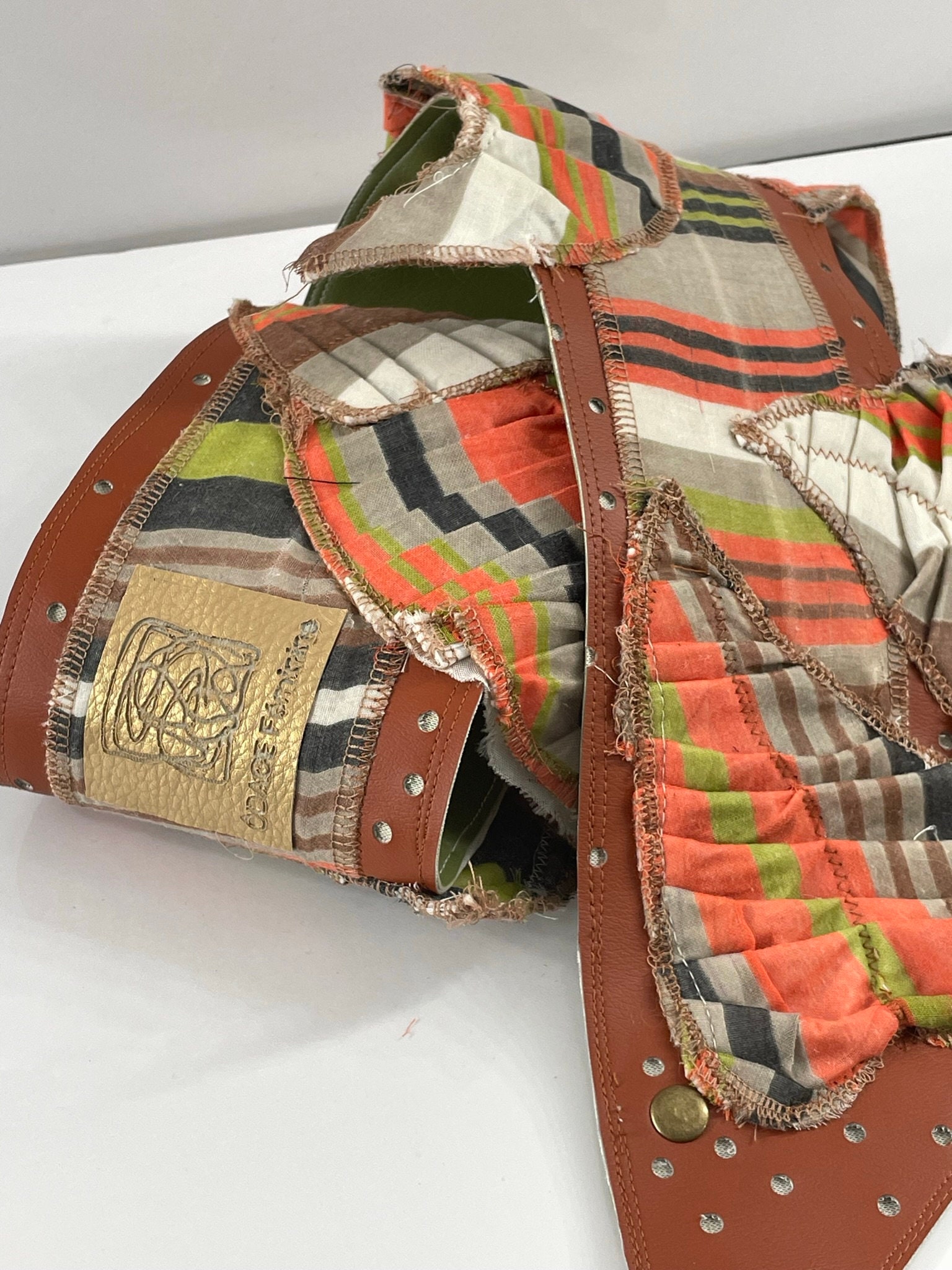 Upcycled Art Wear Art Sustainable Repurposed Zero Waste Art to Wear ...
