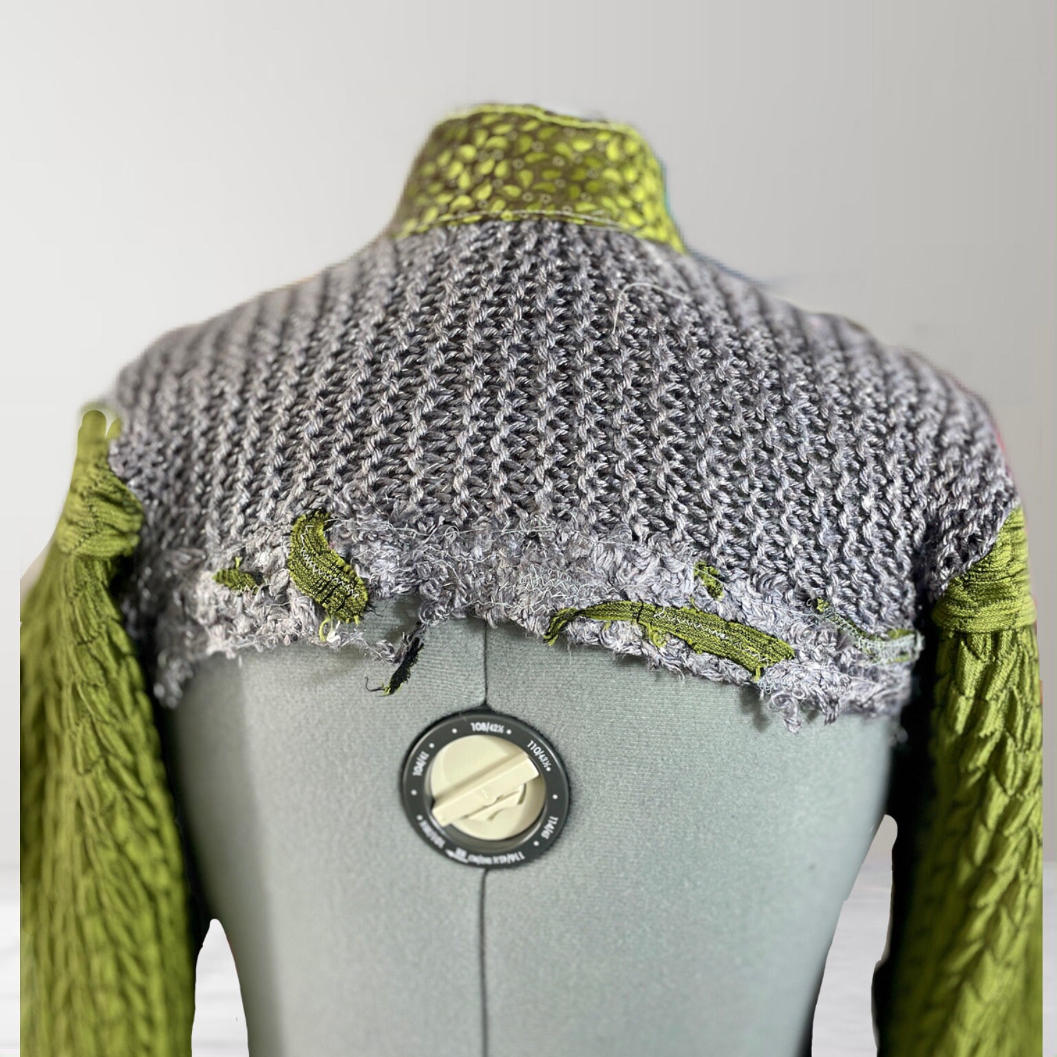 Upcycled Art Wear Art Sustainable Repurposed Zero Waste Unique Boho Art ...