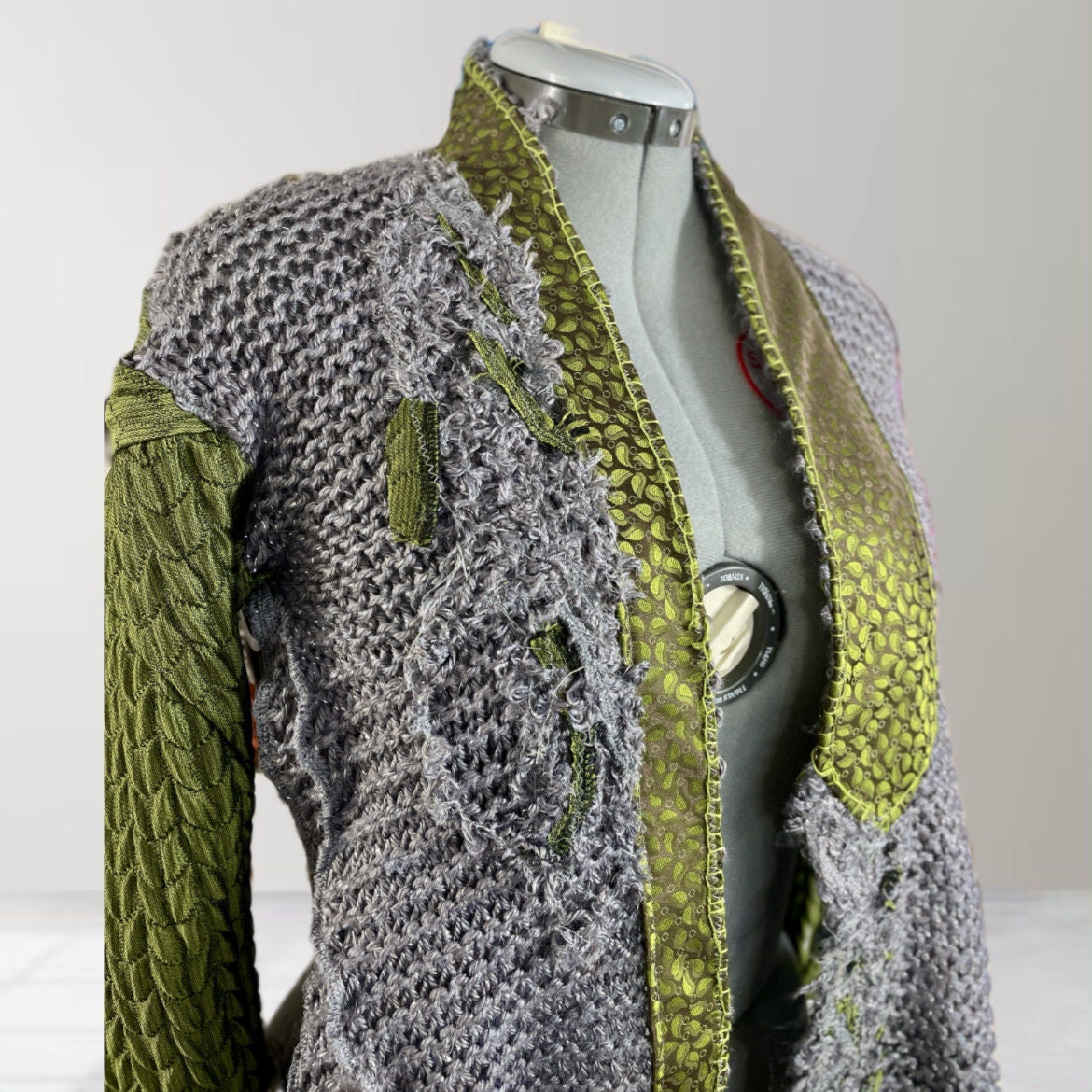 Upcycled Art Wear Art Sustainable Repurposed Zero Waste Unique Boho Art ...