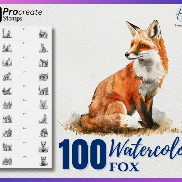 Fox Stamp - Etsy