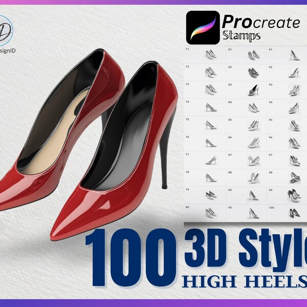 100 Procreate 3d Style Dragon Stamps, 3d Dragon Stamps for Procreate ...