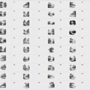 100 Procreate Watercolor Beach Forest Stamps, Beach Stamps for ...