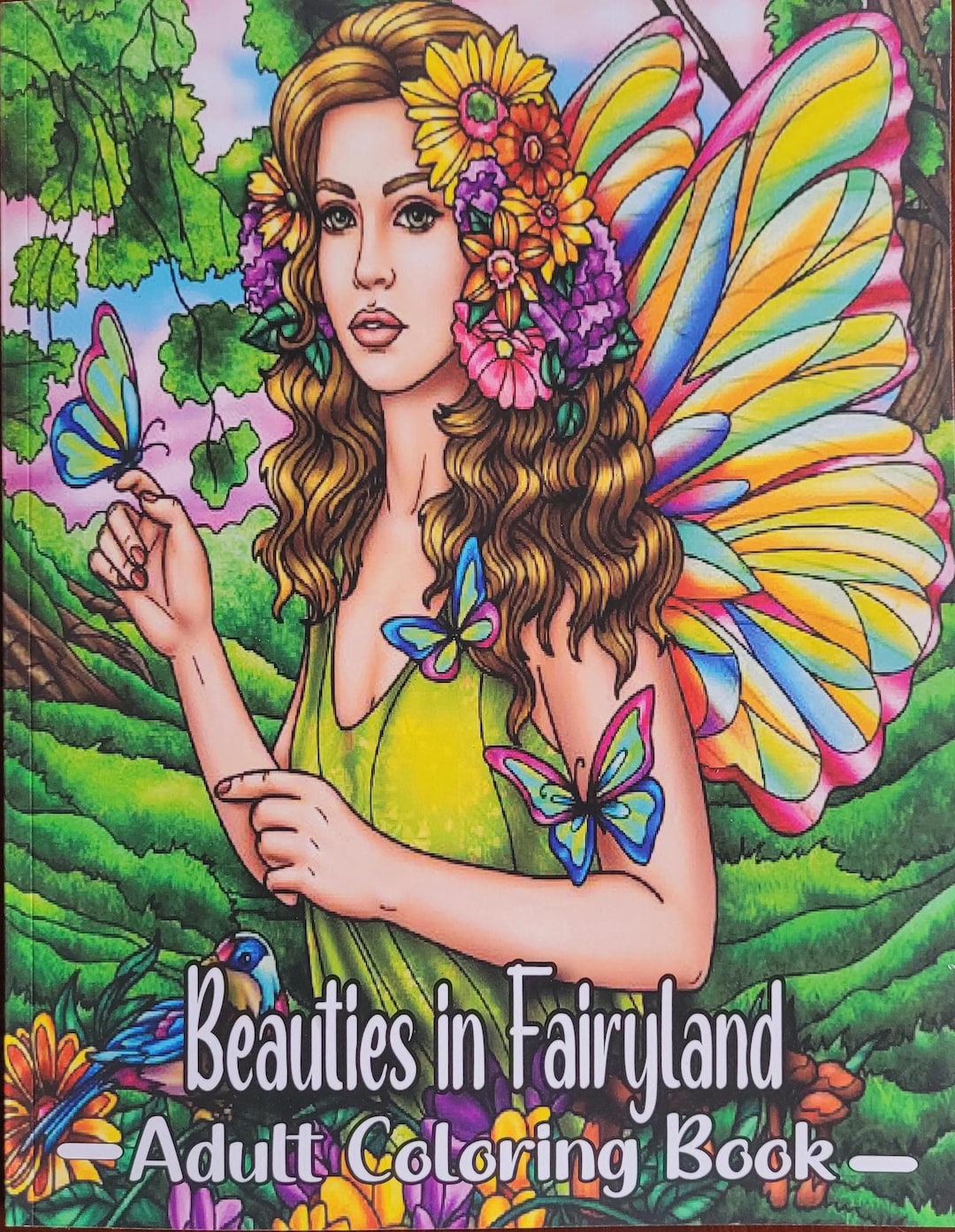 Beauties in Fairyland Adult Colouring Book, Coloring Book - Etsy