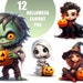 Halloween Clipart, PNG Graphic, Halloween Bundle, Spooky Clipart, Decor ...