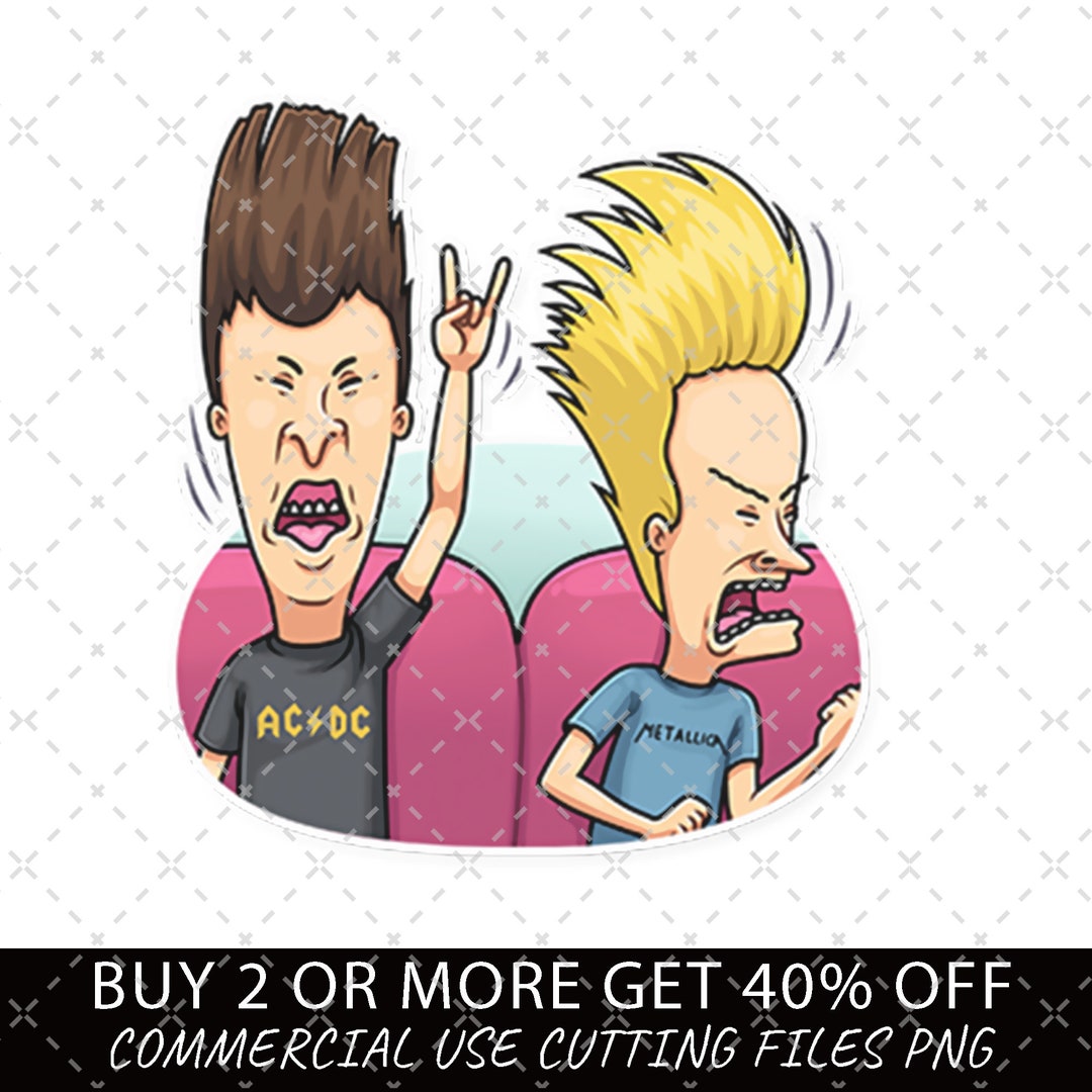 Beavis and Butthead SVG MTV Svg MTV Png 90's 80's - Etsy