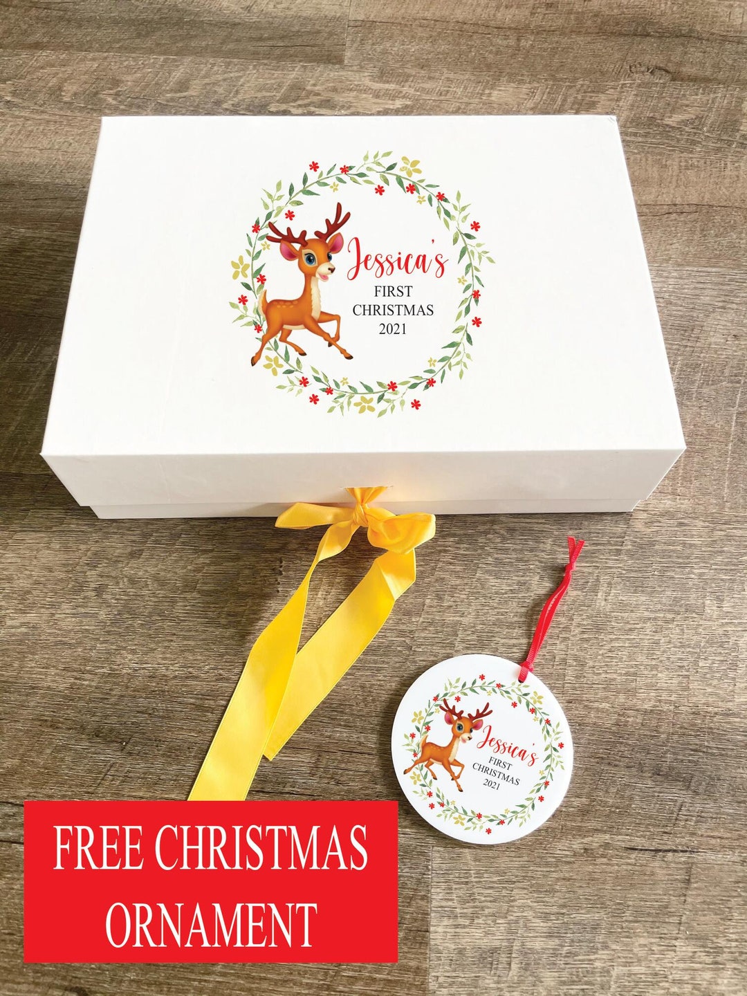 Personalized First Christmas Box | Christmas Eve Box | Christmas Box ...