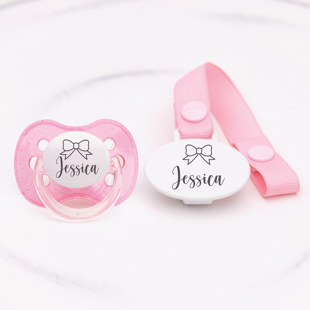 Personalized Pacifier, Personalized Pacifier Clip, Custom Binky ...