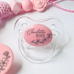 Personalized Pacifier | Custom Pacifier | Personalized Pacifier Clip ...
