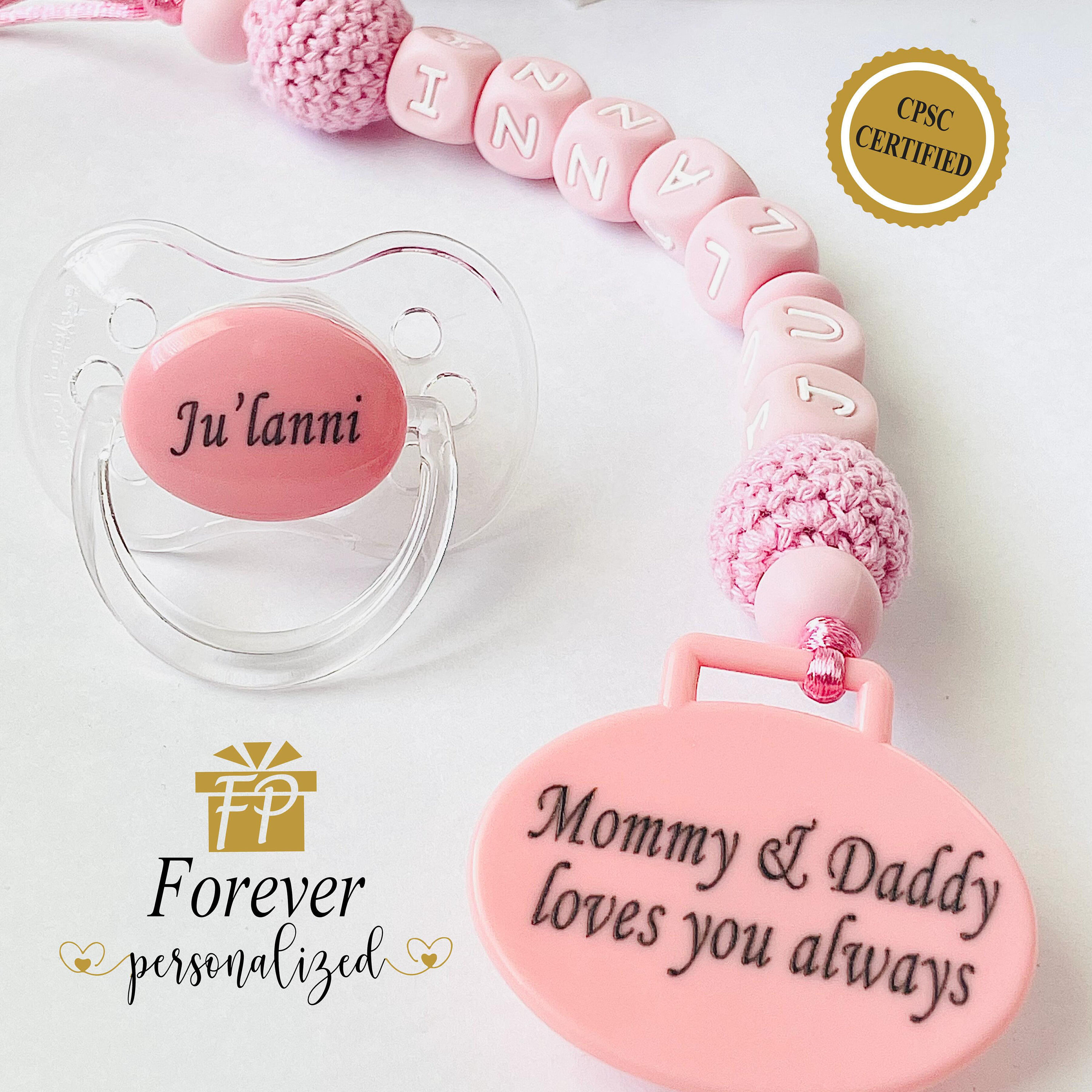 Personalized Pacifier Custom Pacifier Personalized - Etsy