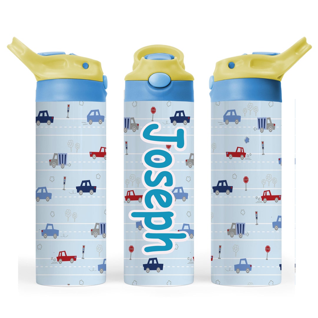 Personalized Flip Top Water Bottle | Custom School Water Bottle ...