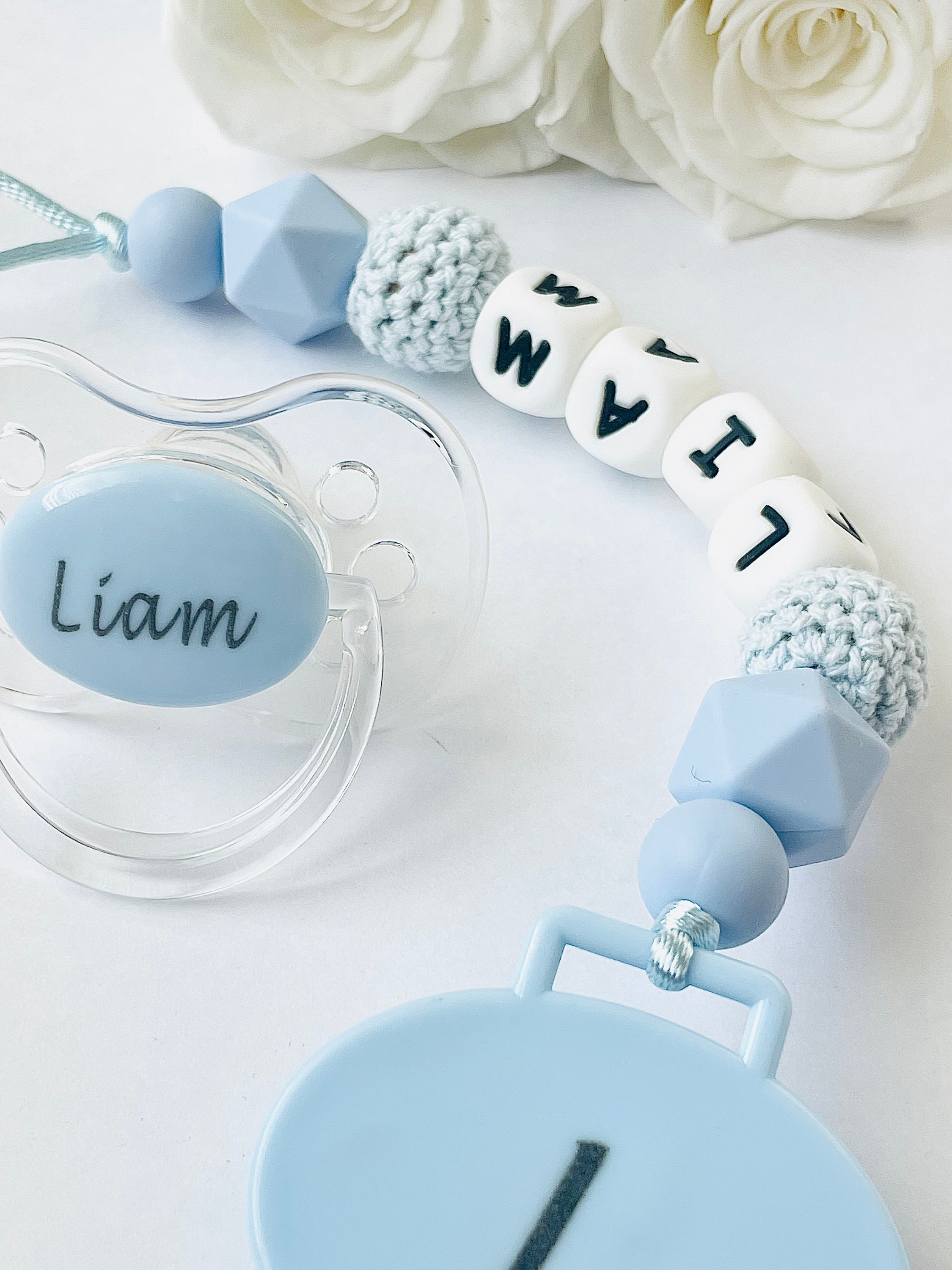 Personalized Pacifier Personalized Pacifier Clip Baby Boy - Etsy