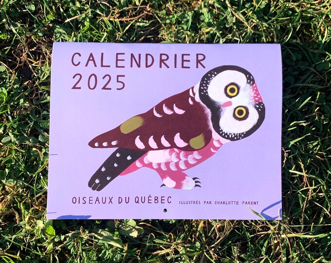 Calendrier 2025 - Oiseaux Du Québec / 2025 Calendar - Birds of Quebec ...