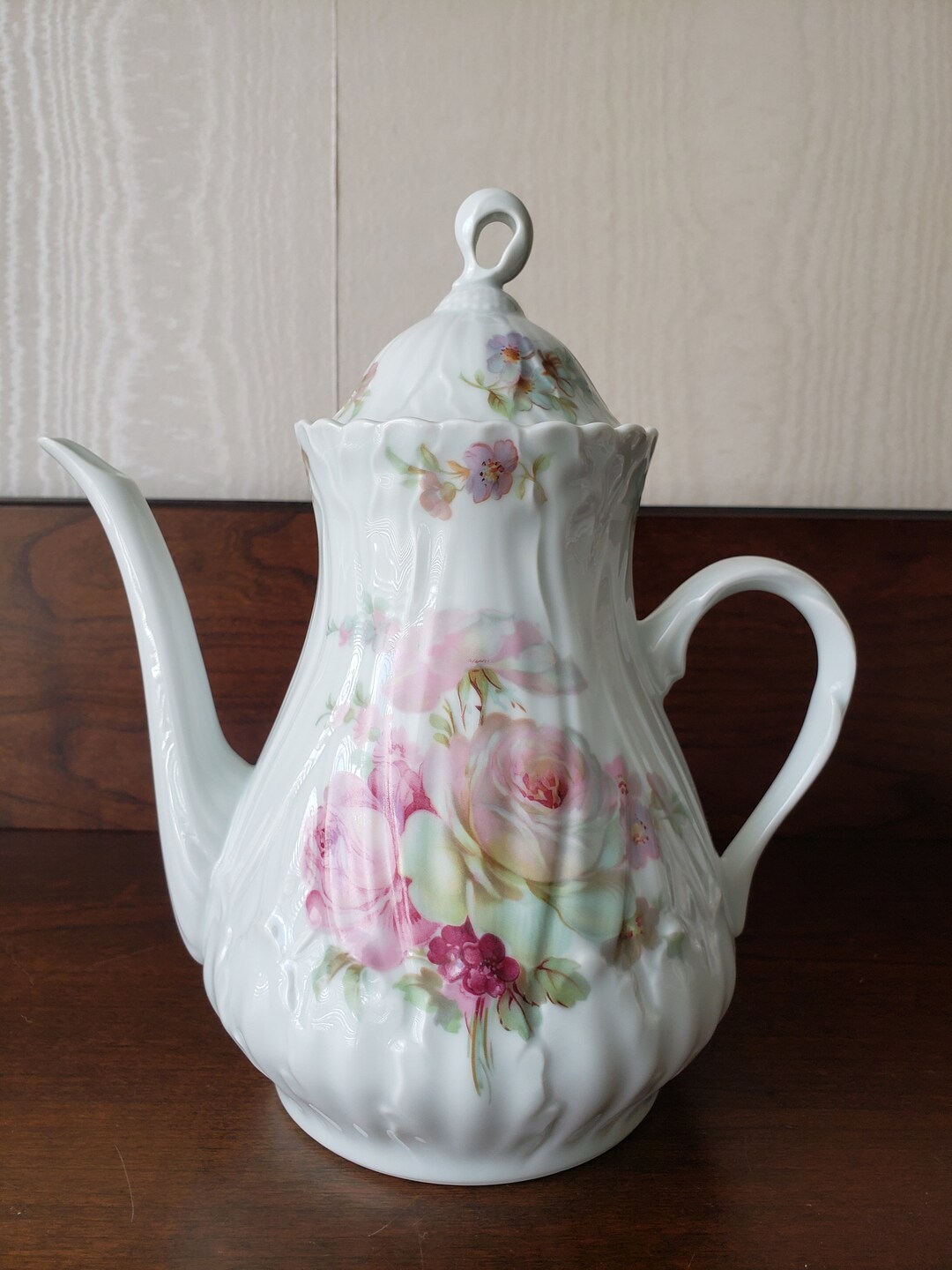LEC Limoges Leclair Teapot - Etsy