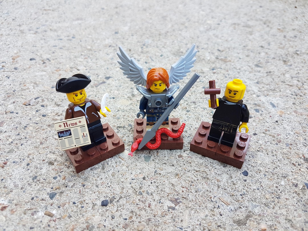 3 Saints in Lego (st. Thomas More, St. Micheal, and St. Francis Xavier ...