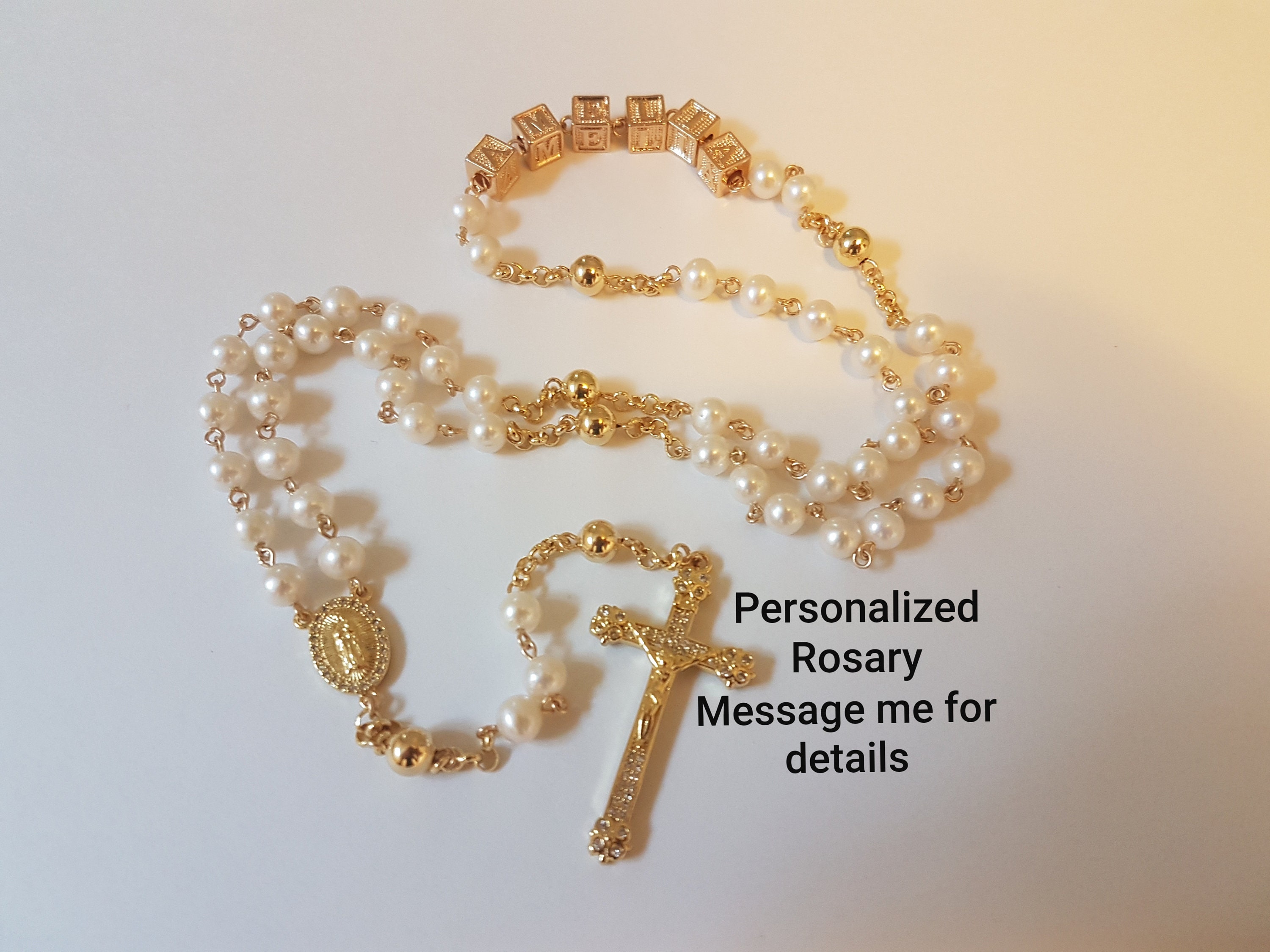 Princely Rosary 14k Gf - Etsy