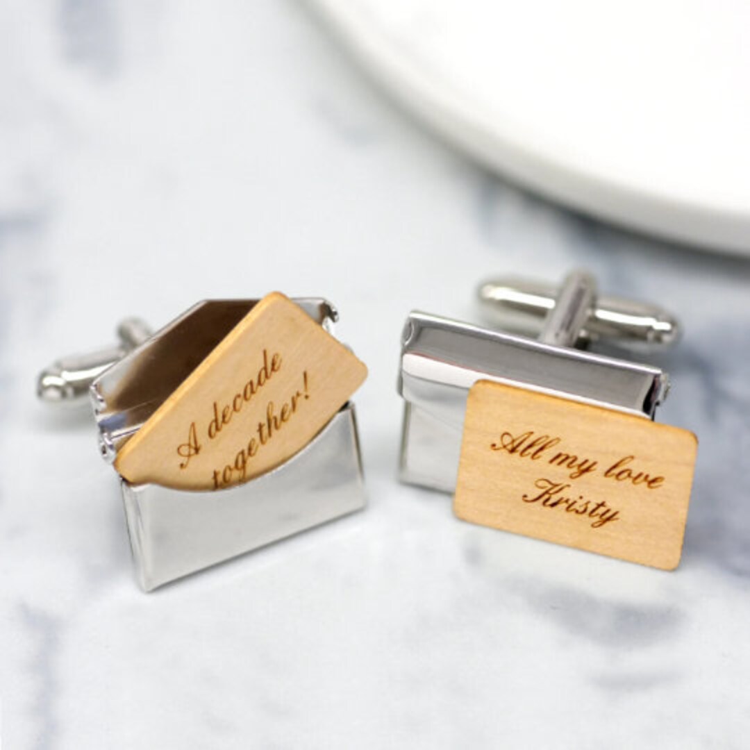Locket Cufflinks, Envelope Cufflinks, Secret Message Cufflinks ...