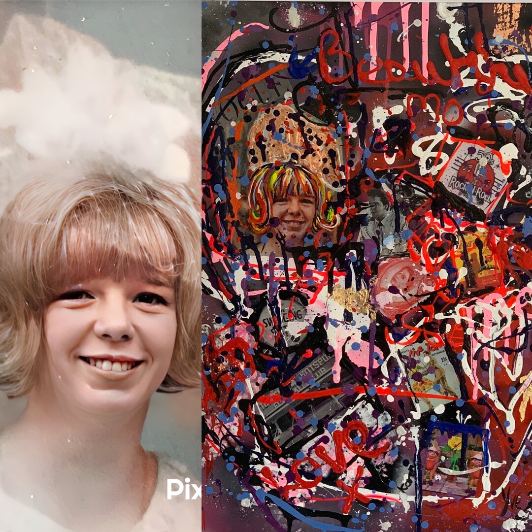 Custom Street Art, Pop Art, Graffiti by Yve Spencer A Loved One in a ...