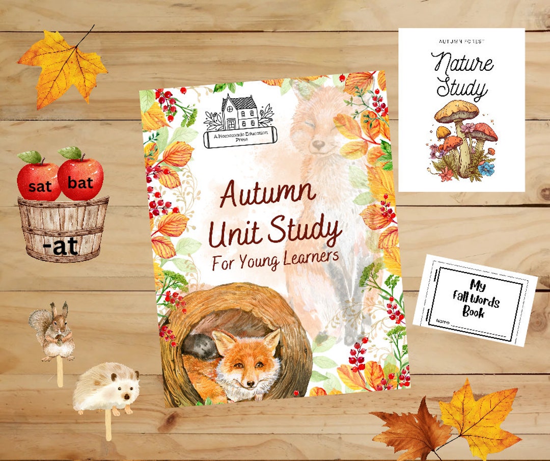 Homeschool Autumn for Young Learners Bundle - Etsy