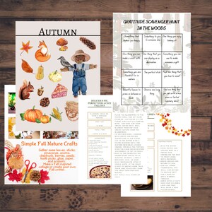 Homeschool Fall Unit Study Bundle Learning Pack Fall Education Simply ...