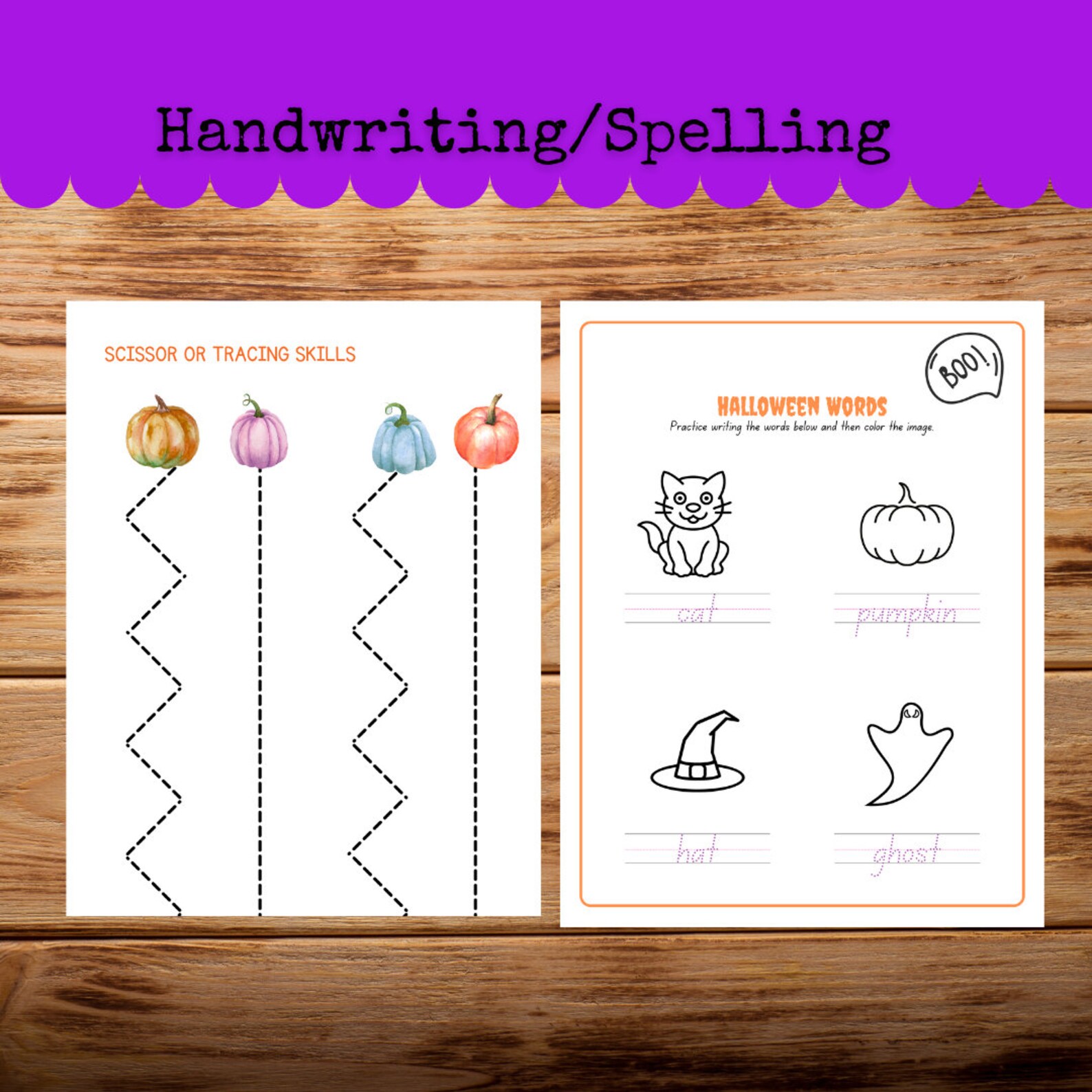 Homeschool Halloween Unit Study Fall Learning Pack Halloween Bundl All ...