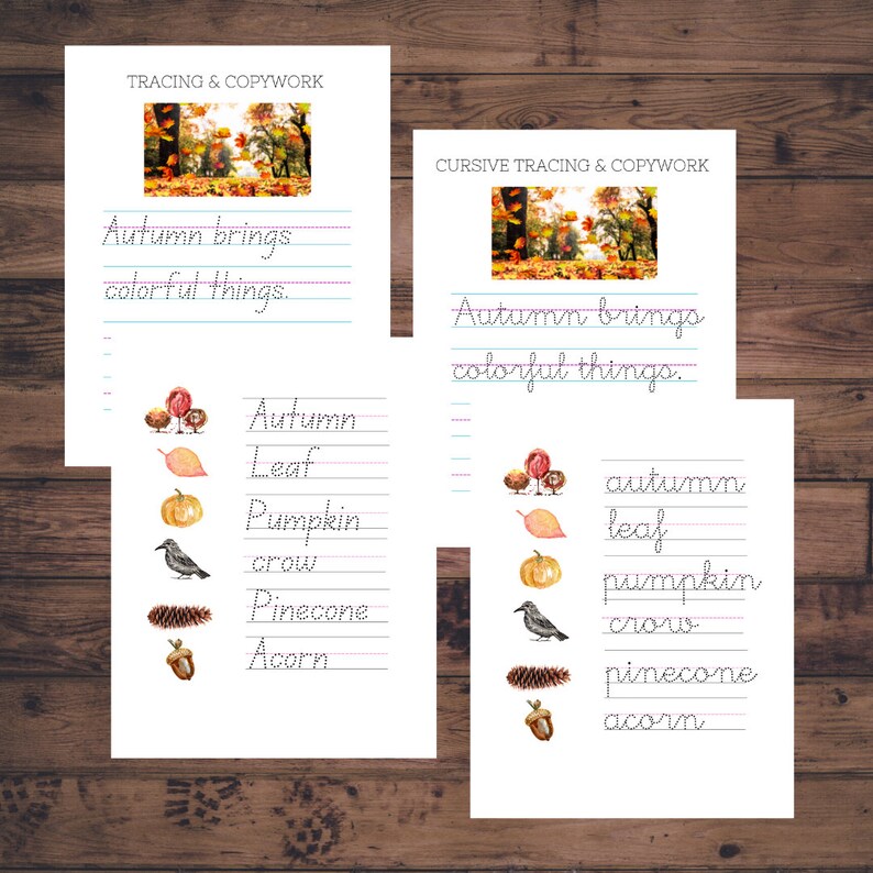 Homeschool Fall Unit Study Bundle Learning Pack Fall Education Simply ...