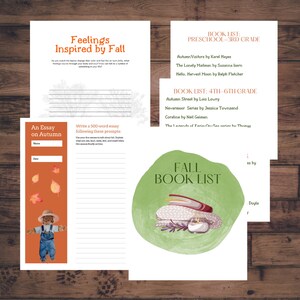 Homeschool Fall Unit Study Bundle Learning Pack Fall Education Simply ...