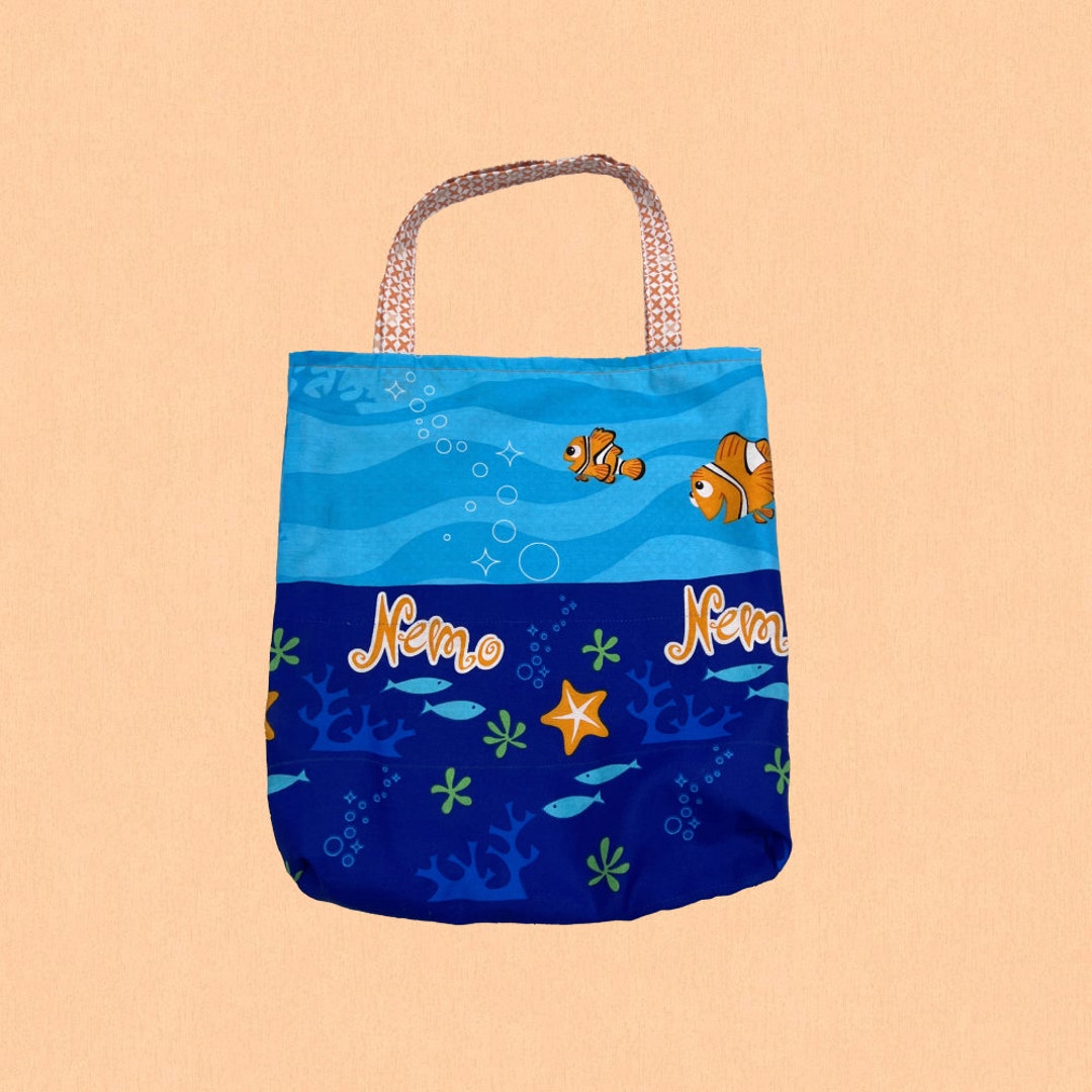 Finding Nemo Handmade & Upcycled Reversible Lined Tote Bag - Etsy
