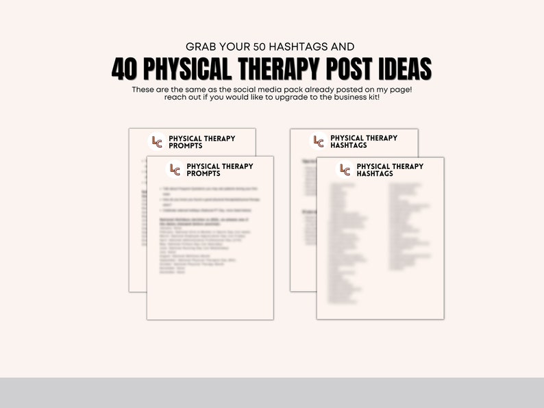 Physical Therapy Bundle | Canva Templates | Physical Therapist | Clinic ...