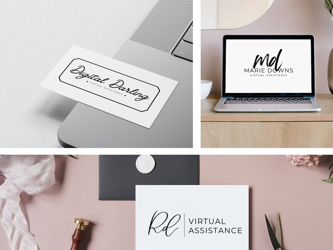 Canva Logos | Virtual Assistant Logos | Logos for Virtual Assistants ...