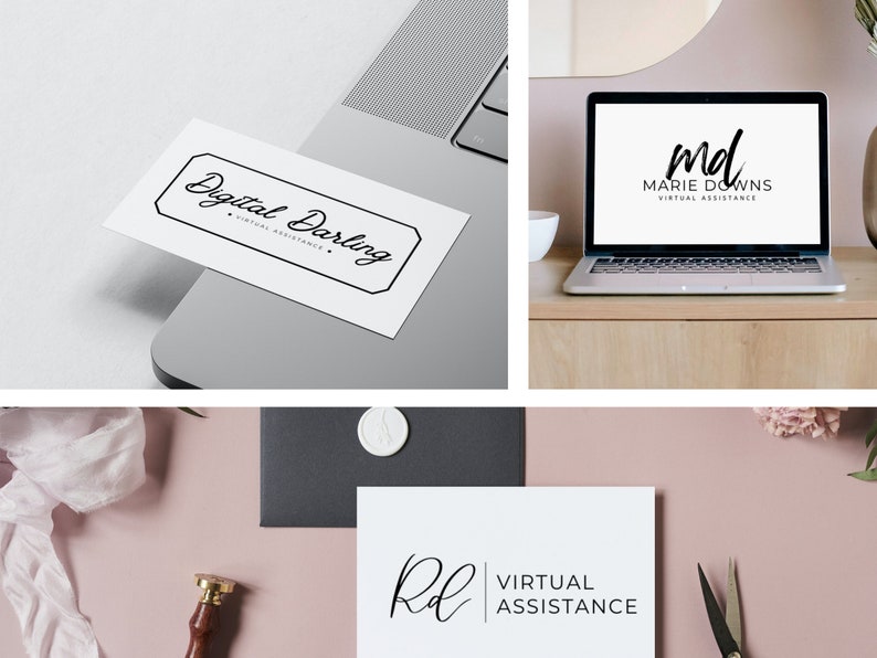 Canva Logos | Virtual Assistant Logos | Logos for Virtual Assistants ...
