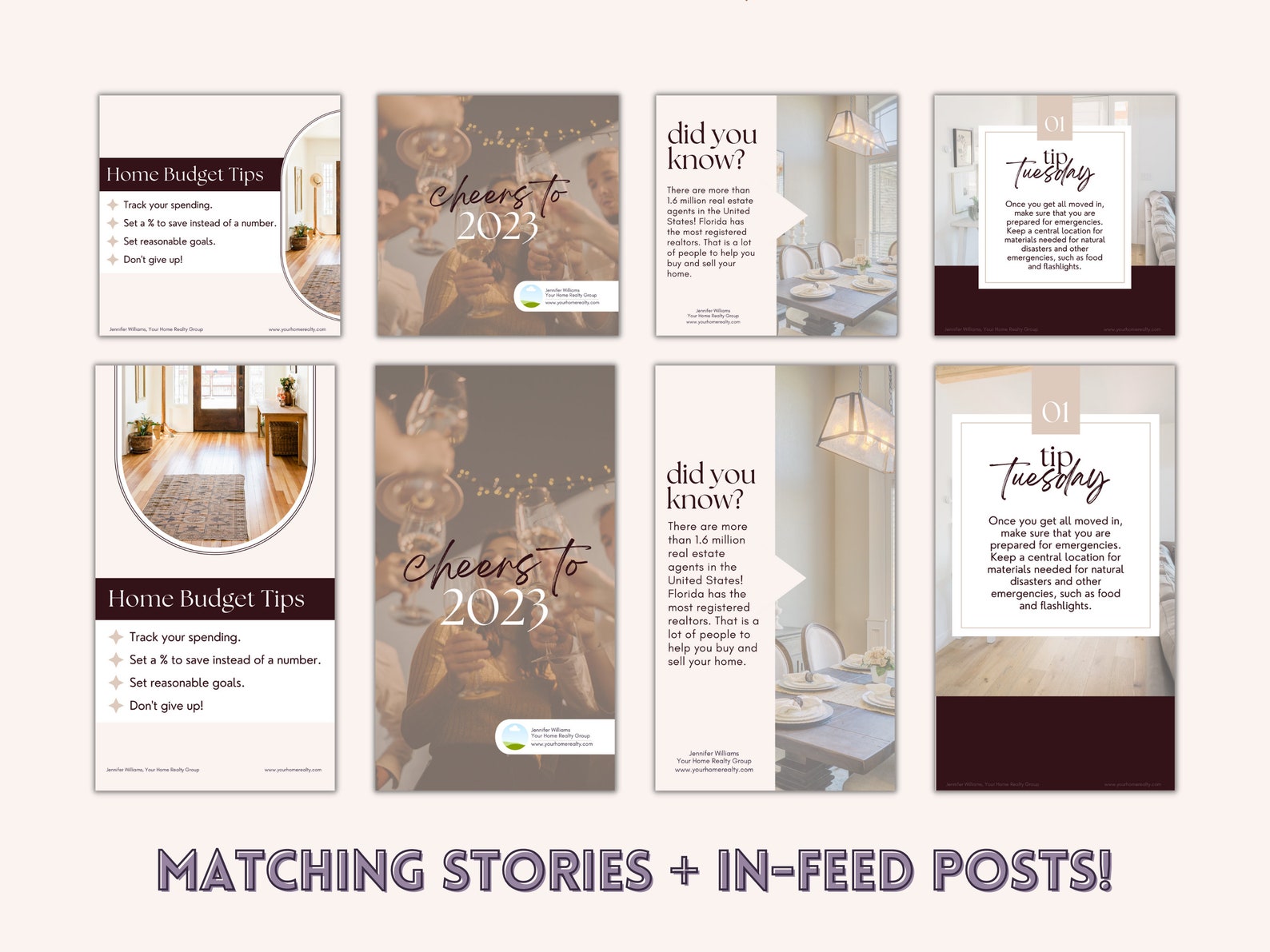 January Real Estate Posts New Year Real Estate Marketing - Etsy