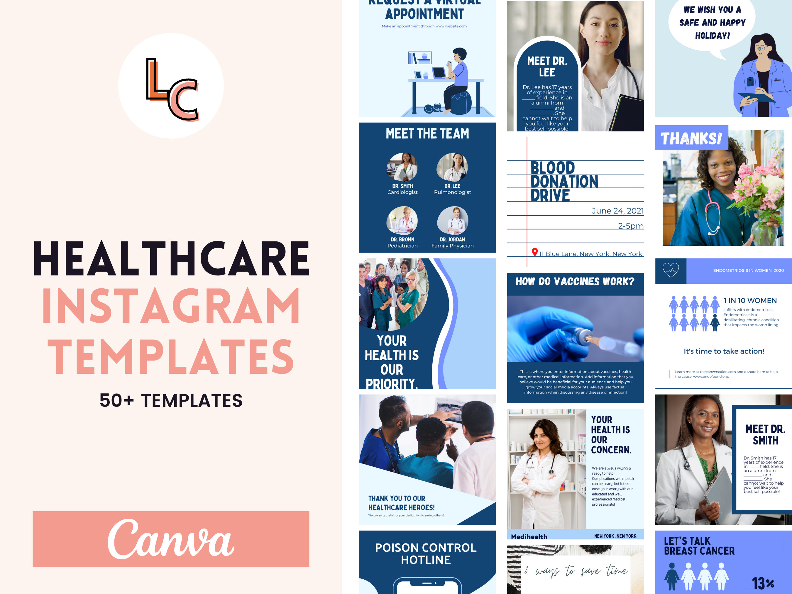 Healthcare Instagram Templates | Medical Instagram Templates | Doctor ...