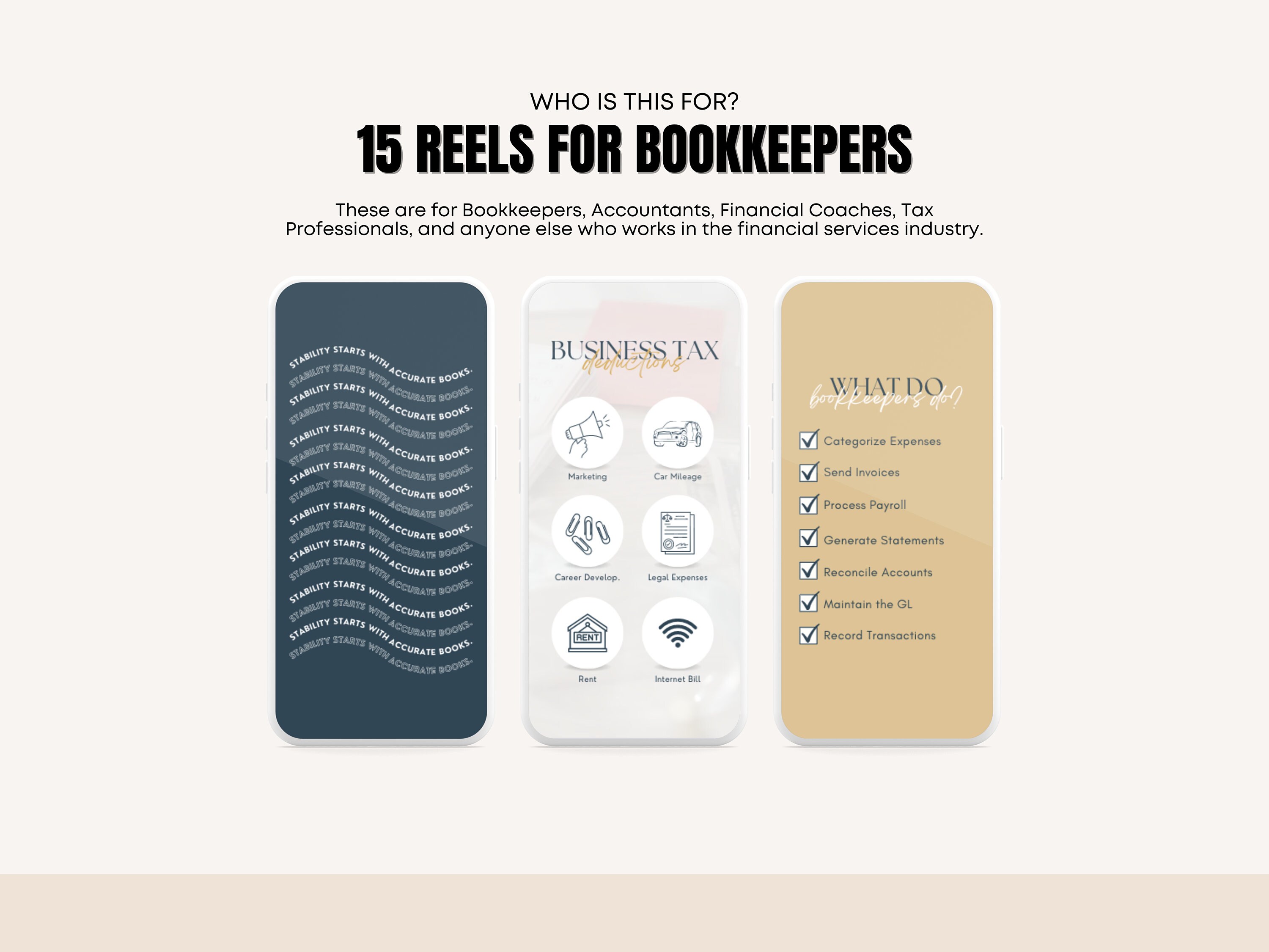 Bookkeeper Reels Bookkeeper Social Media Bookkeeper Videos Accountant ...