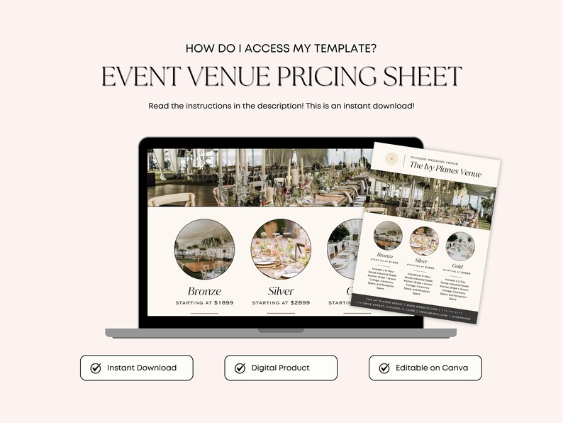 Wedding Venue Pricing Guide | Event Venue Price Sheet | Event Rental ...
