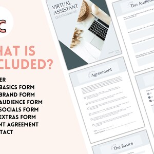 Virtual Assistant Questionnaire | Client Questionnaire | Social Media ...