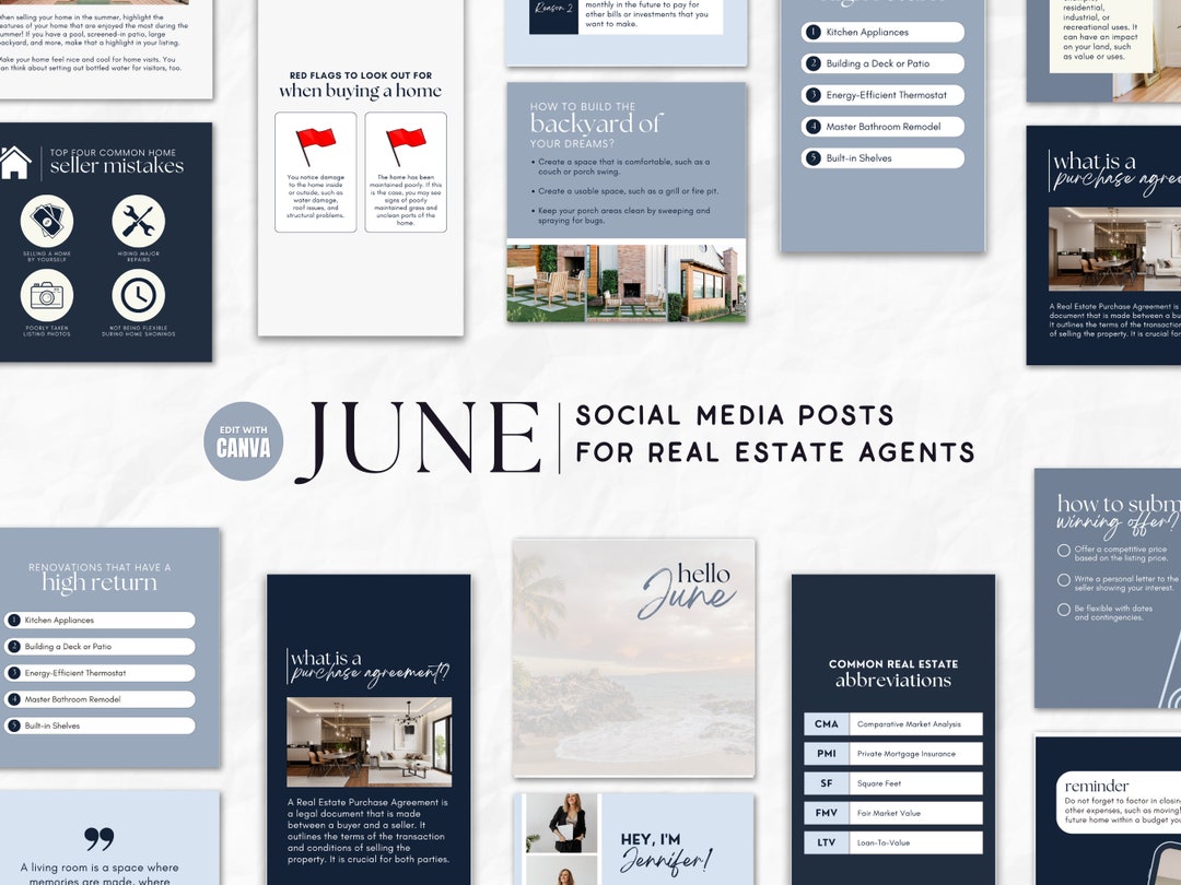 June Real Estate Posts | June Real Estate Marketing | Captions and ...
