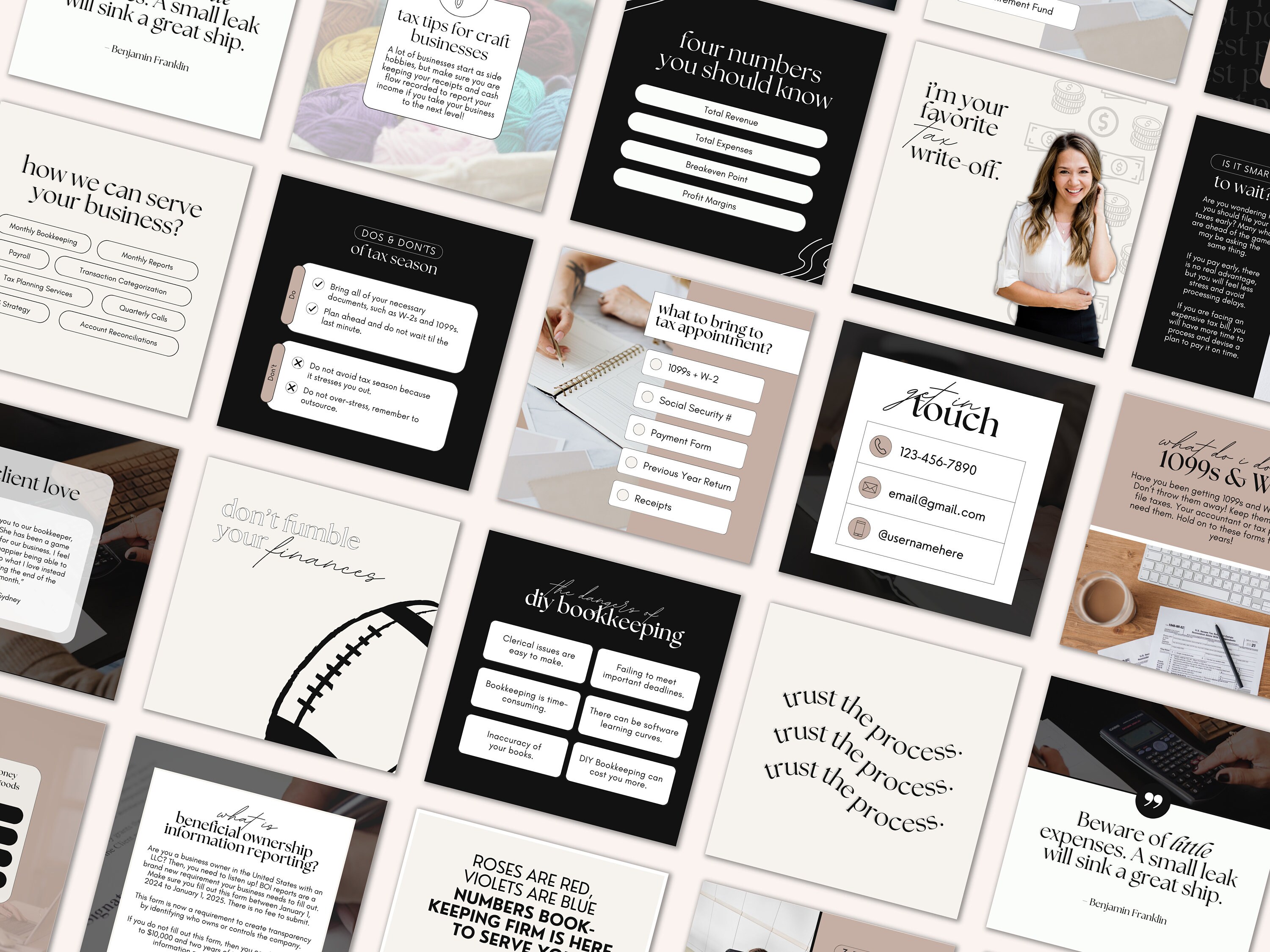 2024 February Bookkeeping Posts February Bookkeeper Marketing Captions ...