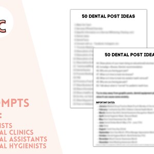 Dental Post Ideas Dentist Clinic Post Ideas Social Media | Etsy