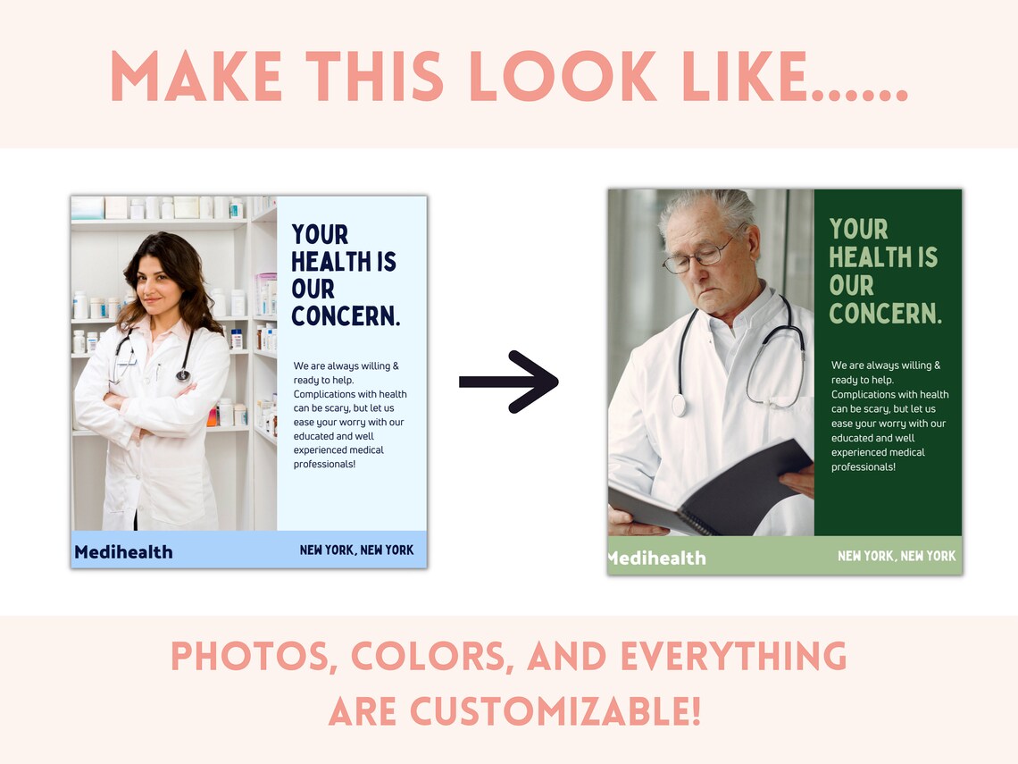 Healthcare Instagram Templates | Medical Instagram Templates | Doctor ...
