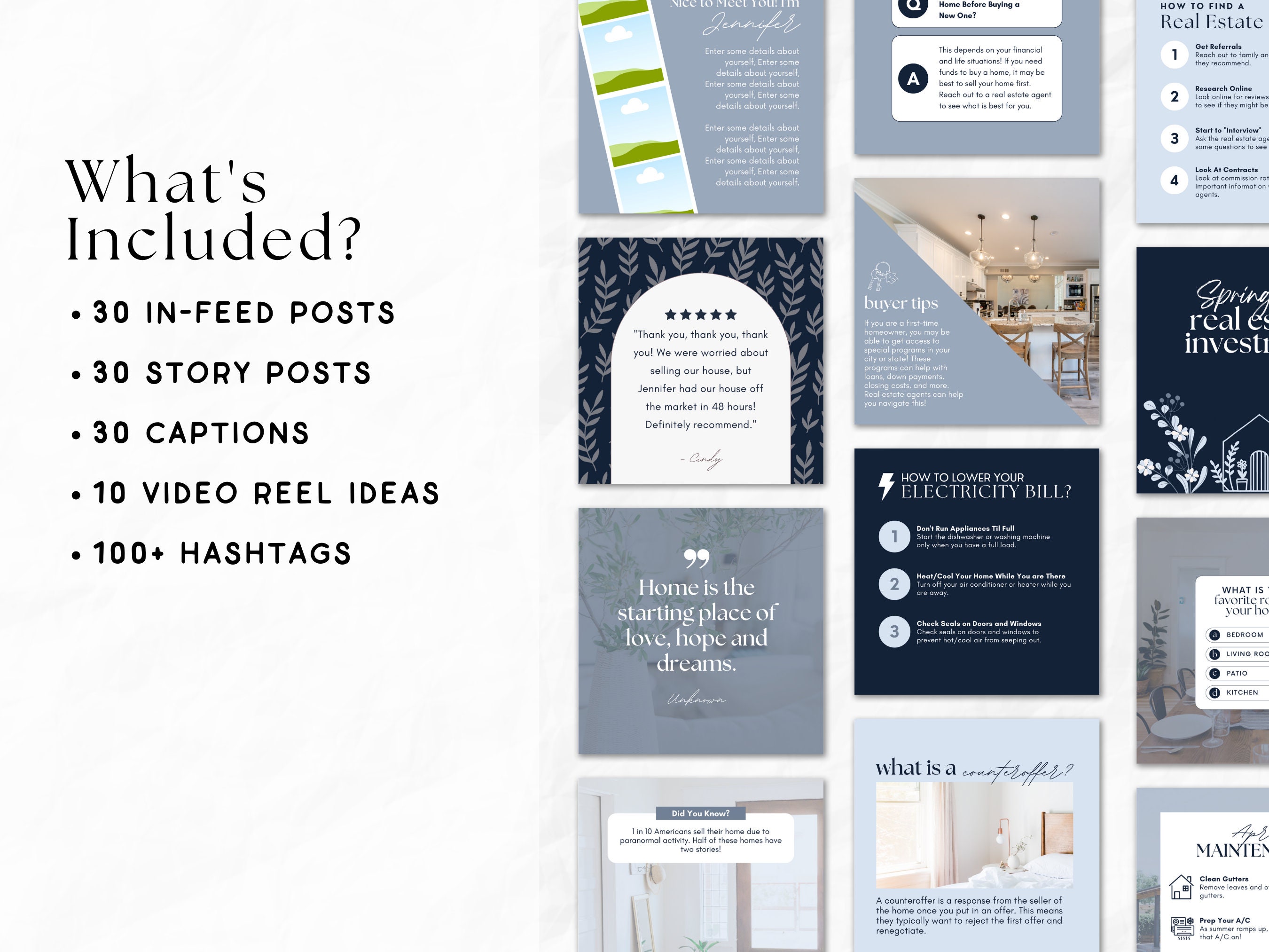 April Real Estate Posts | April Real Estate Marketing | Captions and ...