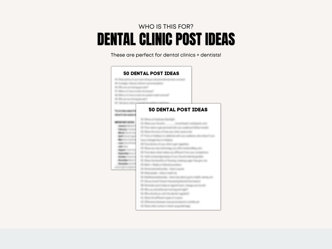 Dental Post Ideas | Dentist Clinic Post Ideas | Social Media Content ...