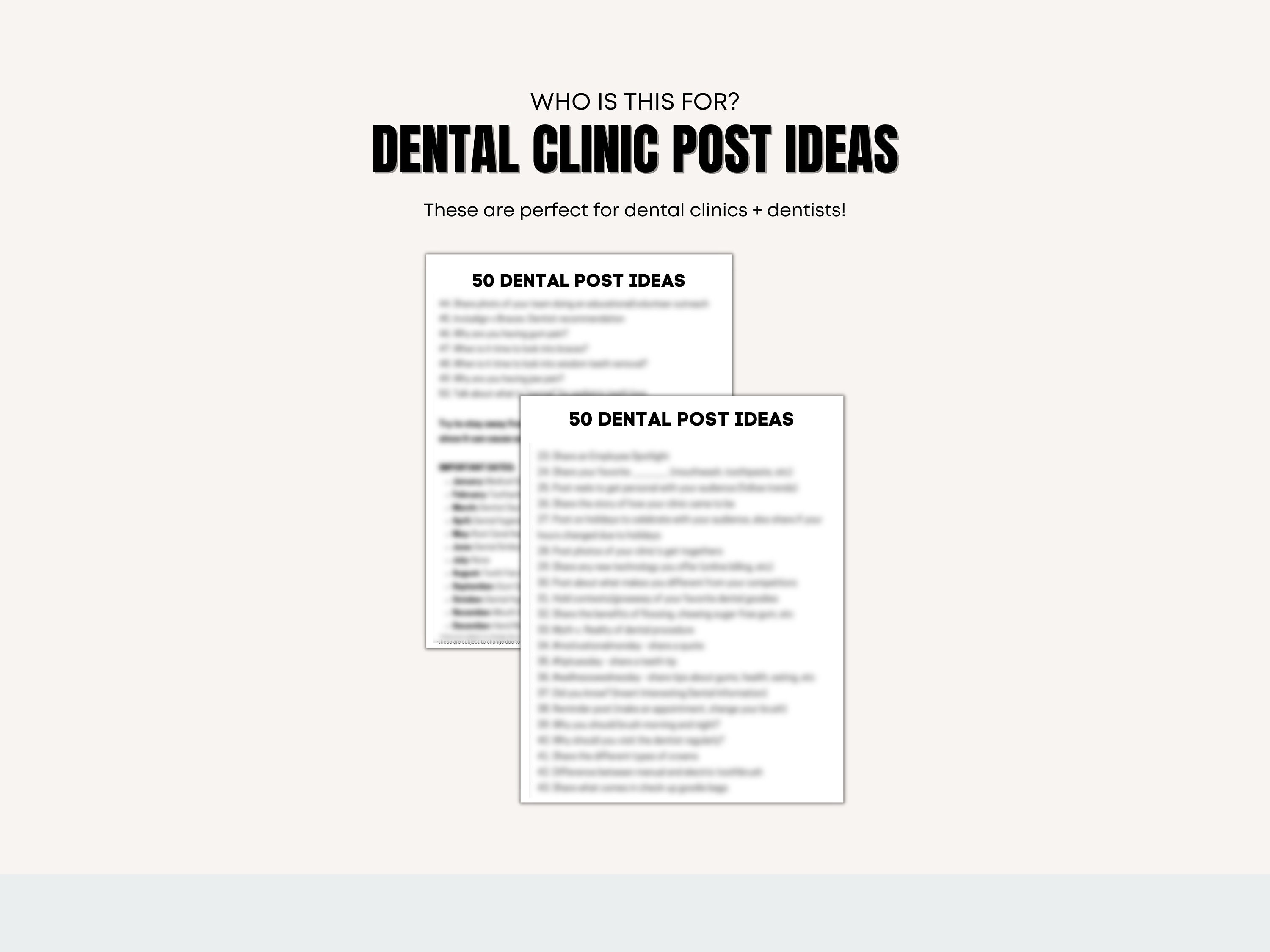 Dental Post Ideas | Dentist Clinic Post Ideas | Social Media Content ...