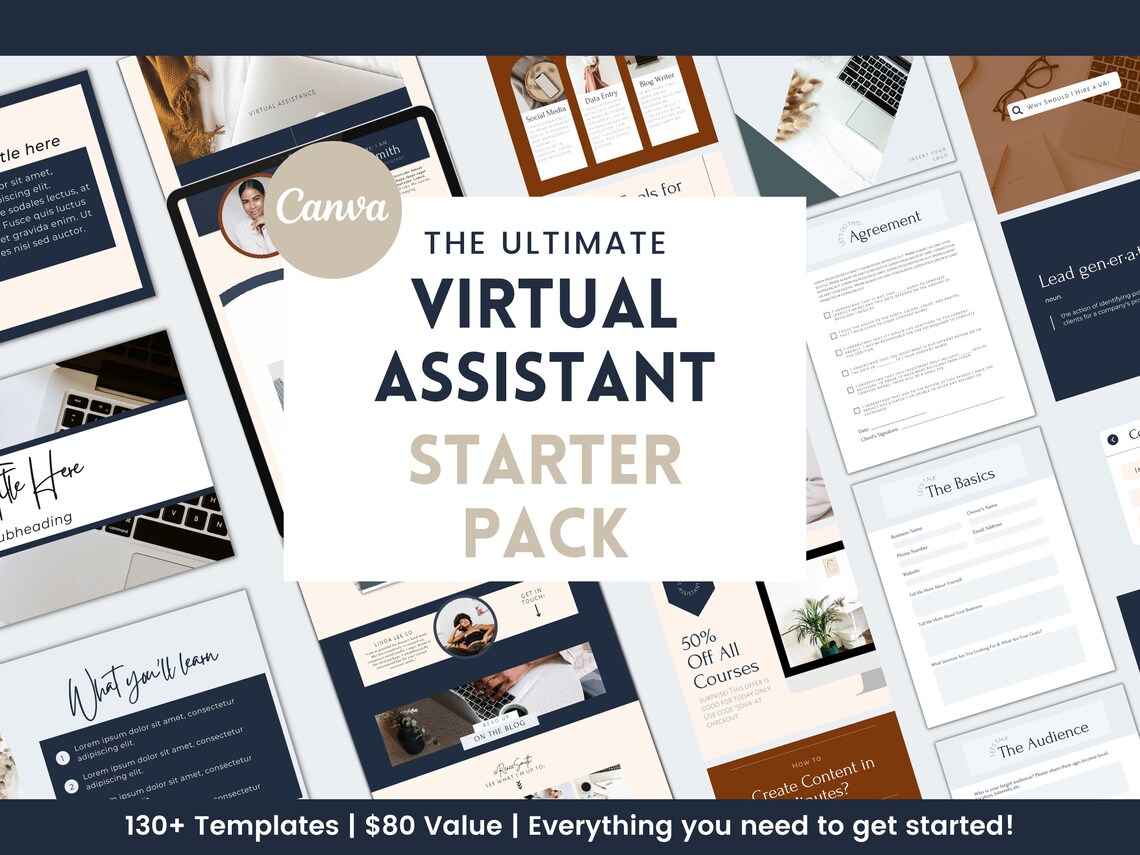 Virtual Assistant Starter Pack Virtual Assistant Template - Etsy