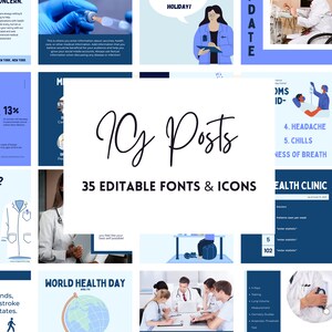 Healthcare Instagram Templates | Medical Instagram Templates | Doctor ...