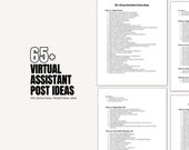 Virtual Assistant Post Ideas Virtual Assistant Content Ideas - Etsy