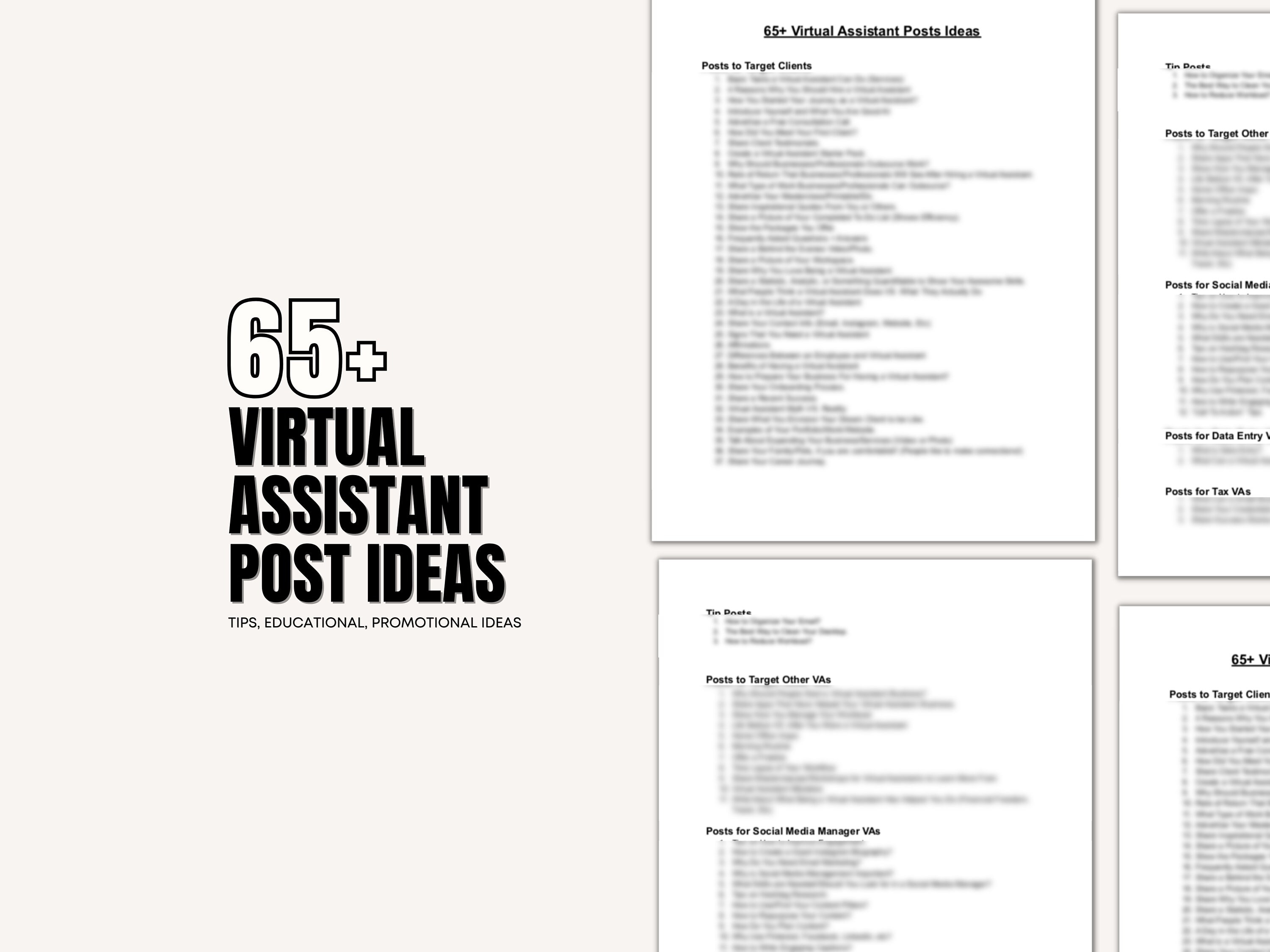 Virtual Assistant Post Ideas | Virtual Assistant Content Ideas ...