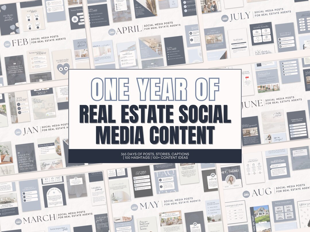 365 Days of Real Estate Content | One Year Real Estate Agent Posts ...