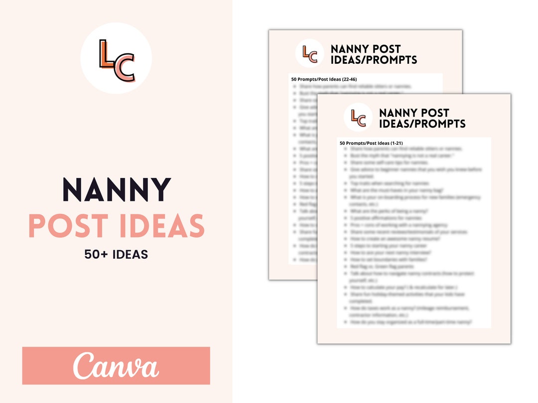 Nanny Post Ideas | Post Ideas Child Care | Ideas for Nannies | Social ...