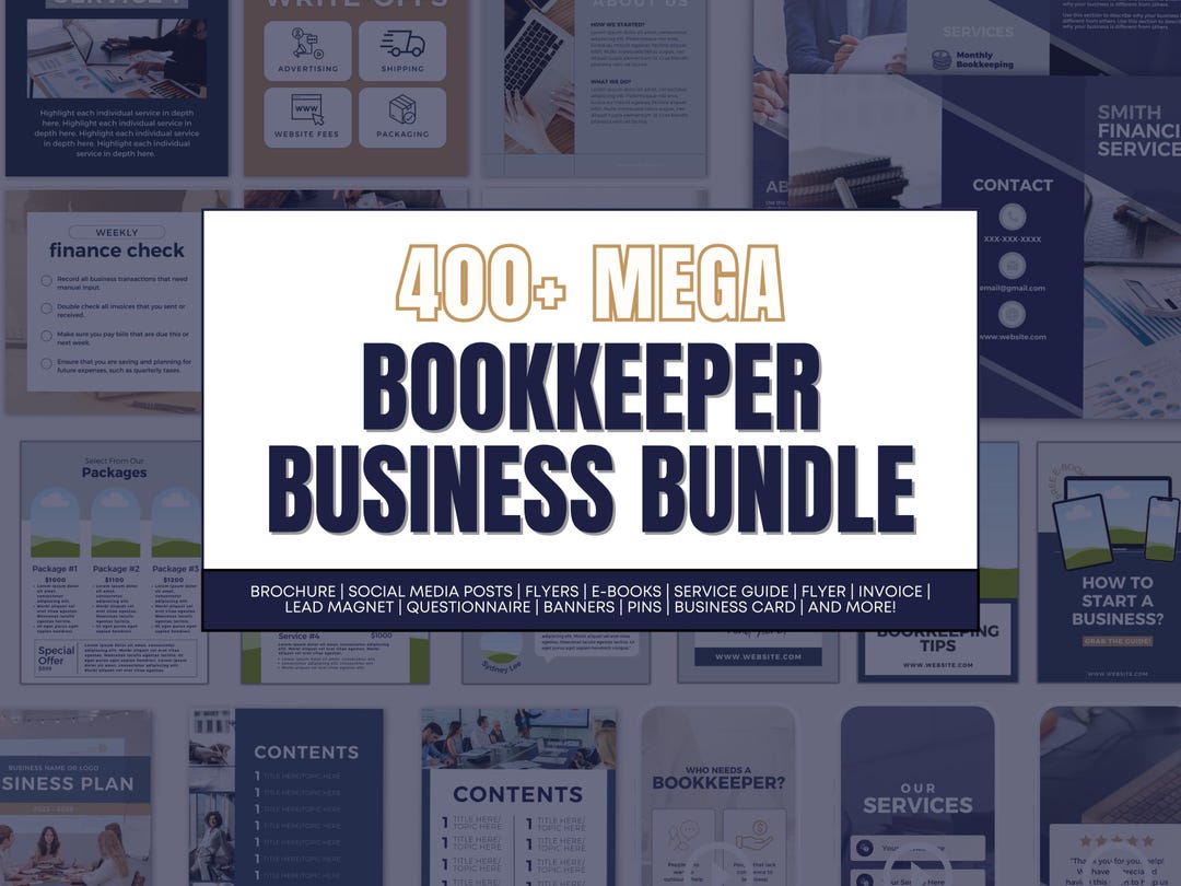 450+ MEGA Bookkeeping Bundle | Bookkeeper Social Media | Bookkeeper ...