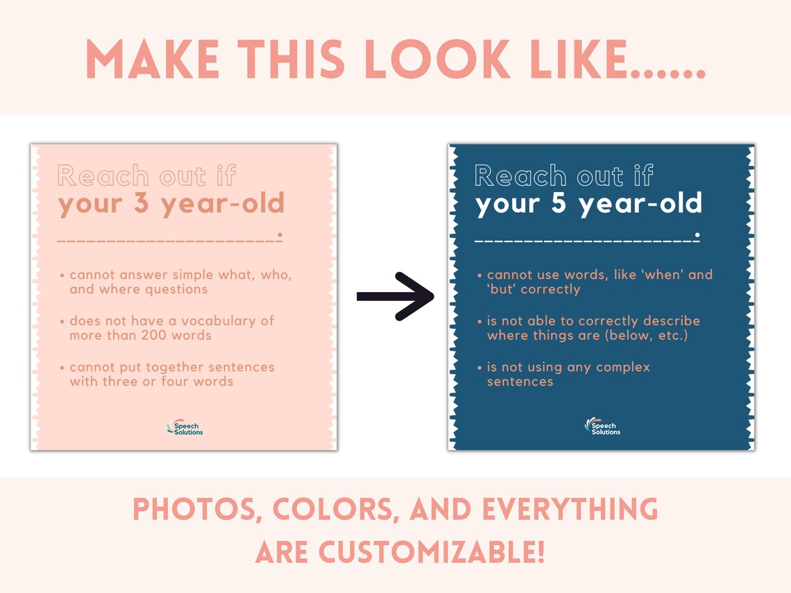 Speech Therapy Social Media Templates SLP Gifts SLP - Etsy